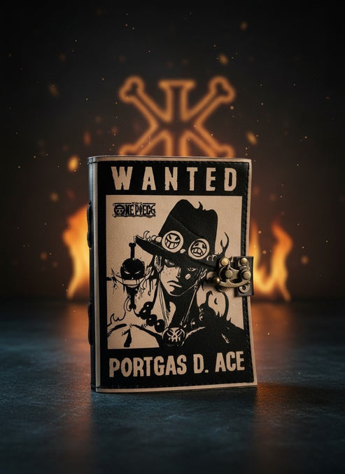 The Portgas D. Ace 'Fire Fist'Leather Journal – LeatherLad