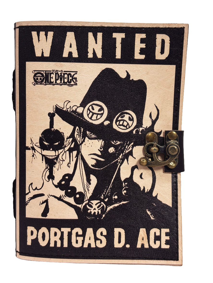 The Portgas D. Ace 'Fire Fist'Leather Journal – LeatherLad